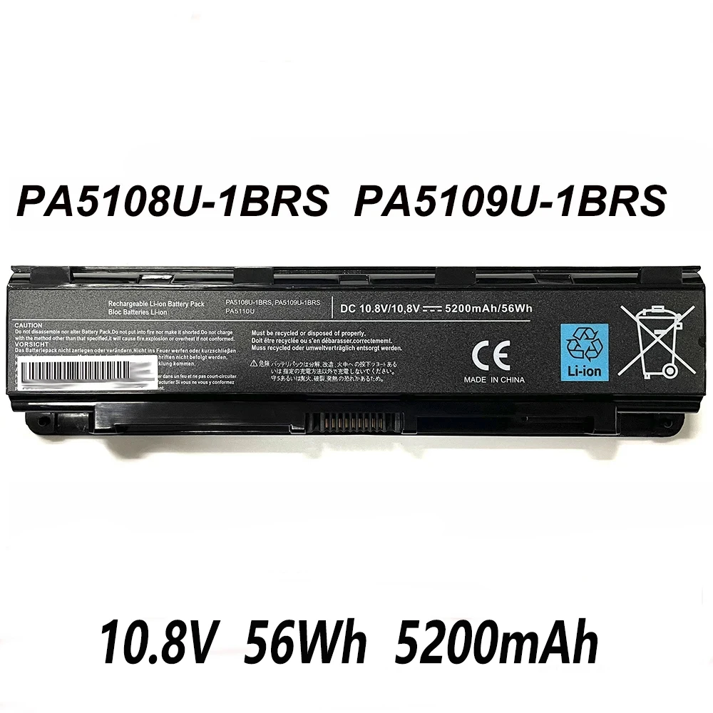 PA5109U-1BRS PA5108U-1BRS 10.8V 5200mAh Laptop Battery For Toshiba C40 ...