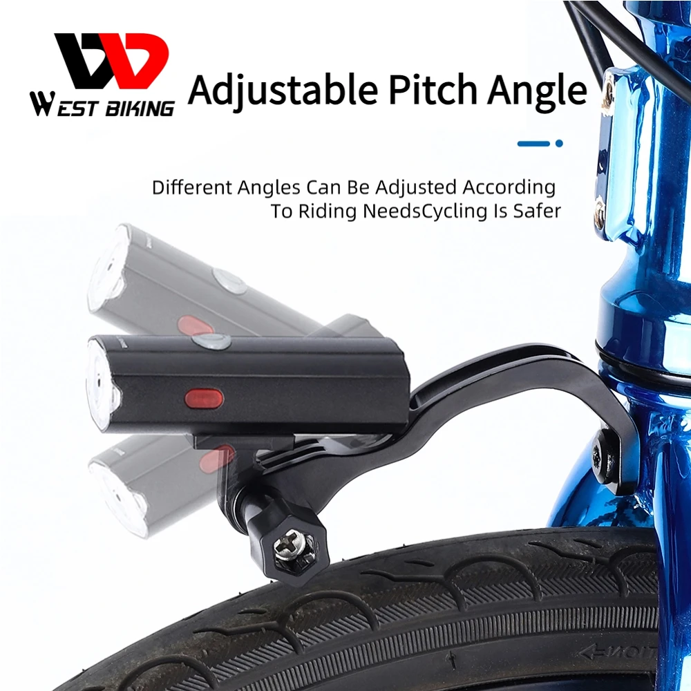 WEST-BIKING-Bicycle-Front-Light-Holder-Aluminum-Alloy-Bicycle-Headlight ...