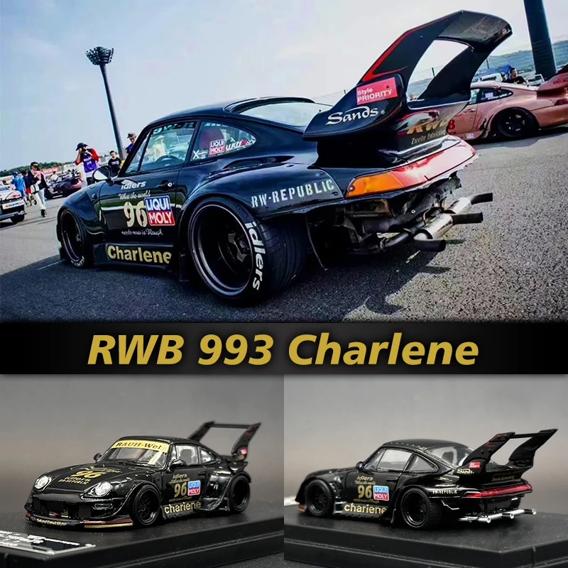 SW-In-Stock-1-64-RWB-993-Charlene-Diecast-Diorama-Car-Model-Collection ...