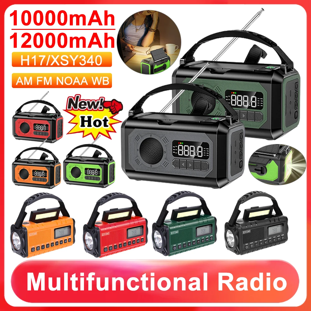 Radio-de-emergencia-con-energ-a-Solar-dispositivo-con-2-paneles-solares ...