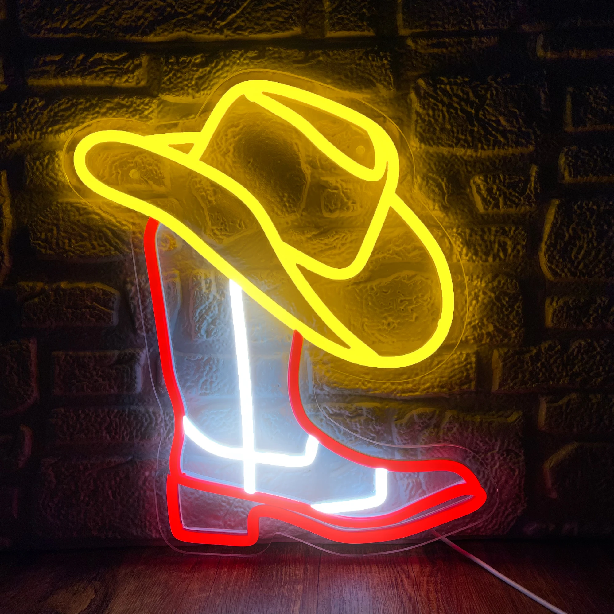 Cowboy-Boots-Neon-Sign-LED-Lights-House-Aesthetic-Restaurant-BAR-Prom ...