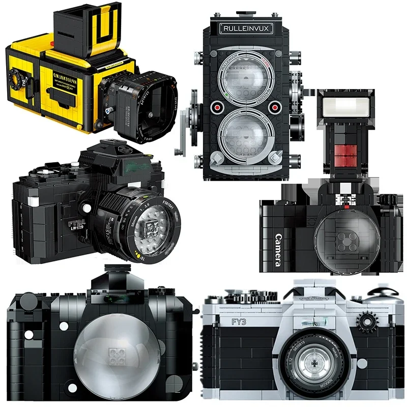 Kit-de-Blocos-de-Constru-o-Criativos-para-Crian-as-C-mera-Digital-316-F ...