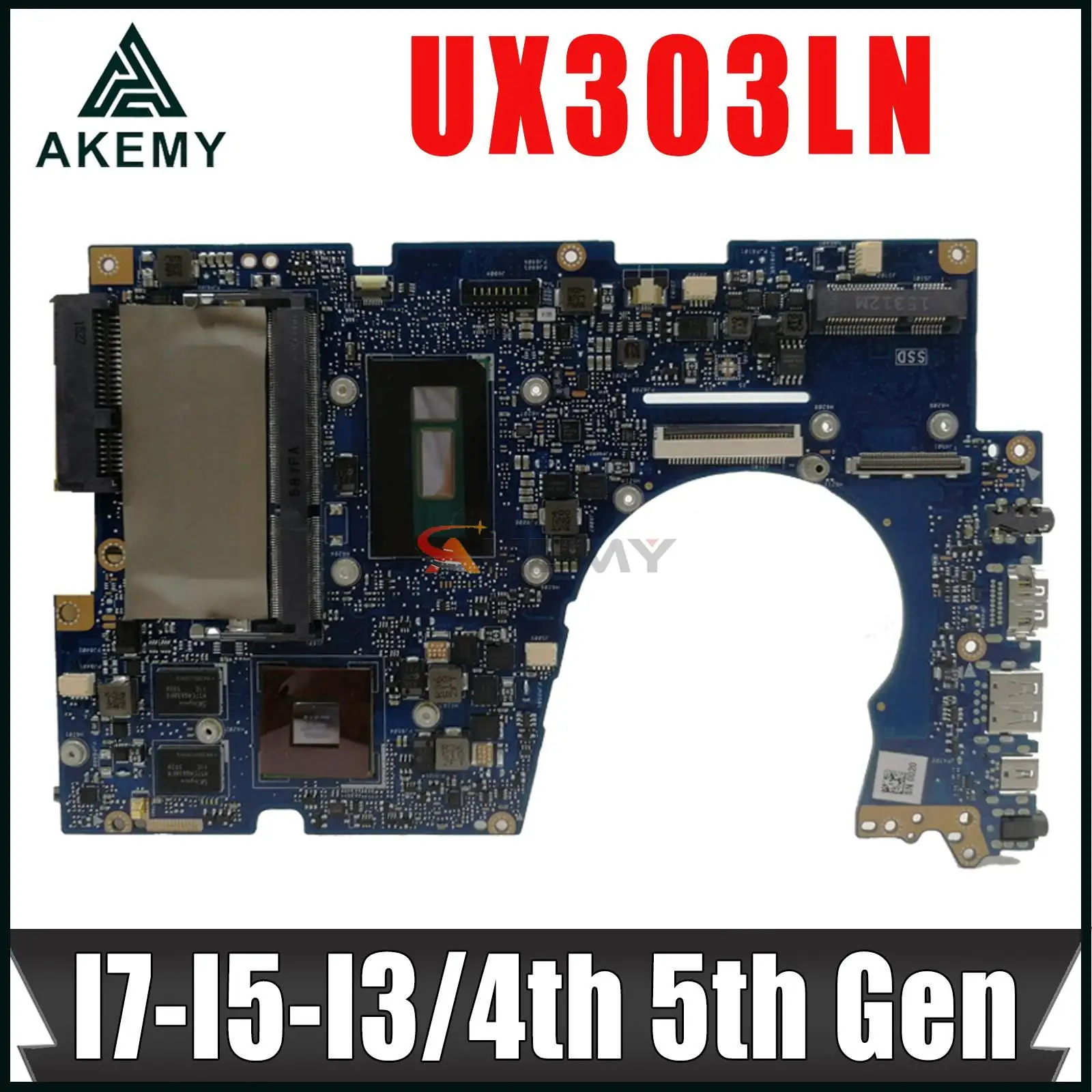 UX303LN Mainboard For ASUS UX303L UX303LB UX303LNB U3000 U303L UX303LA Laptop Motherboard W/4GB ...