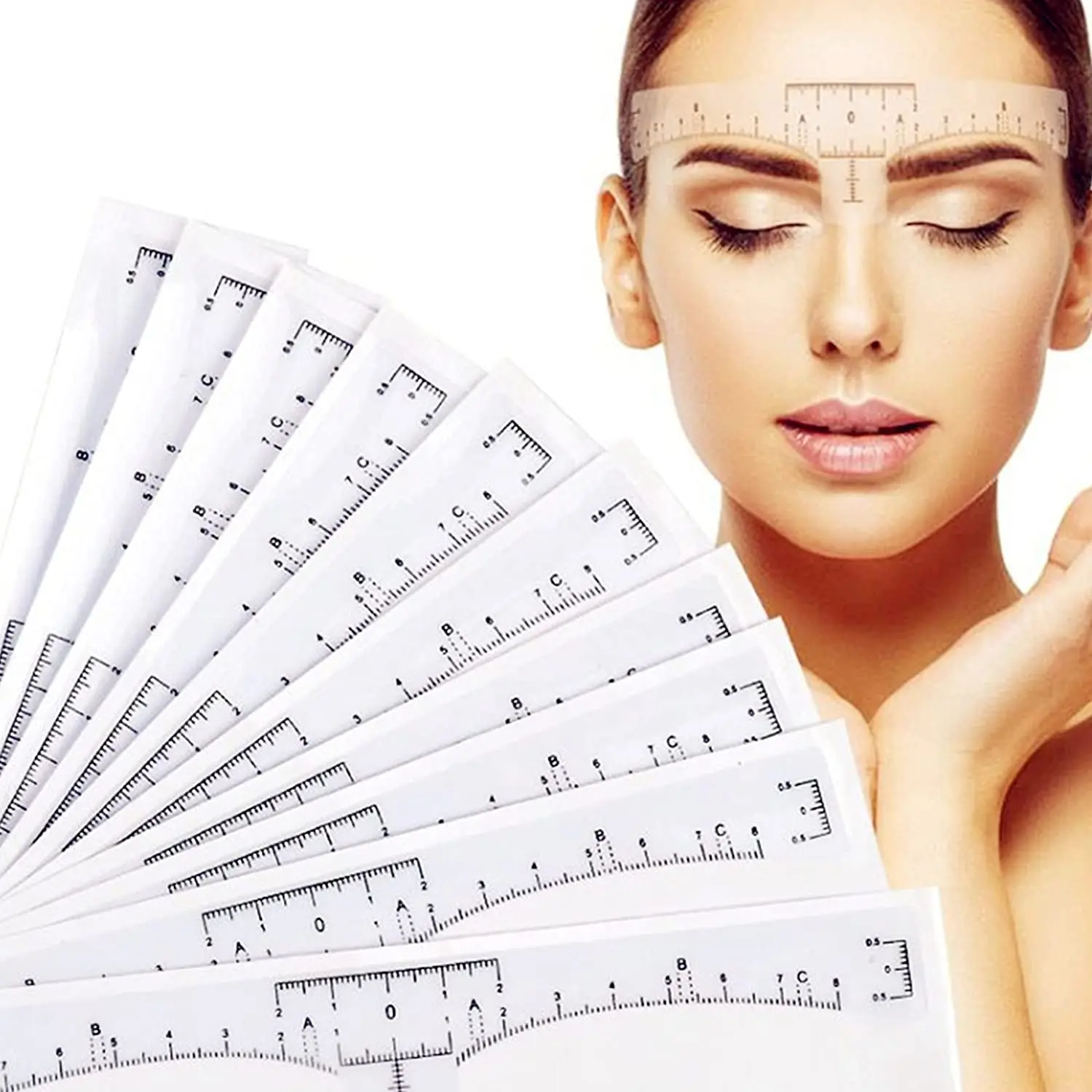 10-20-30pcs-Disposable-Eyebrow-large-Ruler-Microblading-Accessories ...
