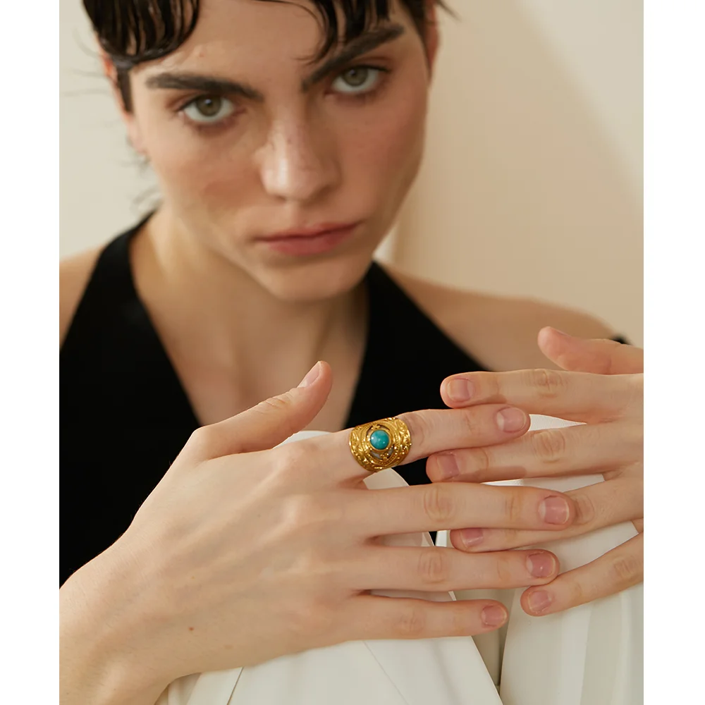 Vintage Red Blue Natural Stone – Kosmo Jewellery