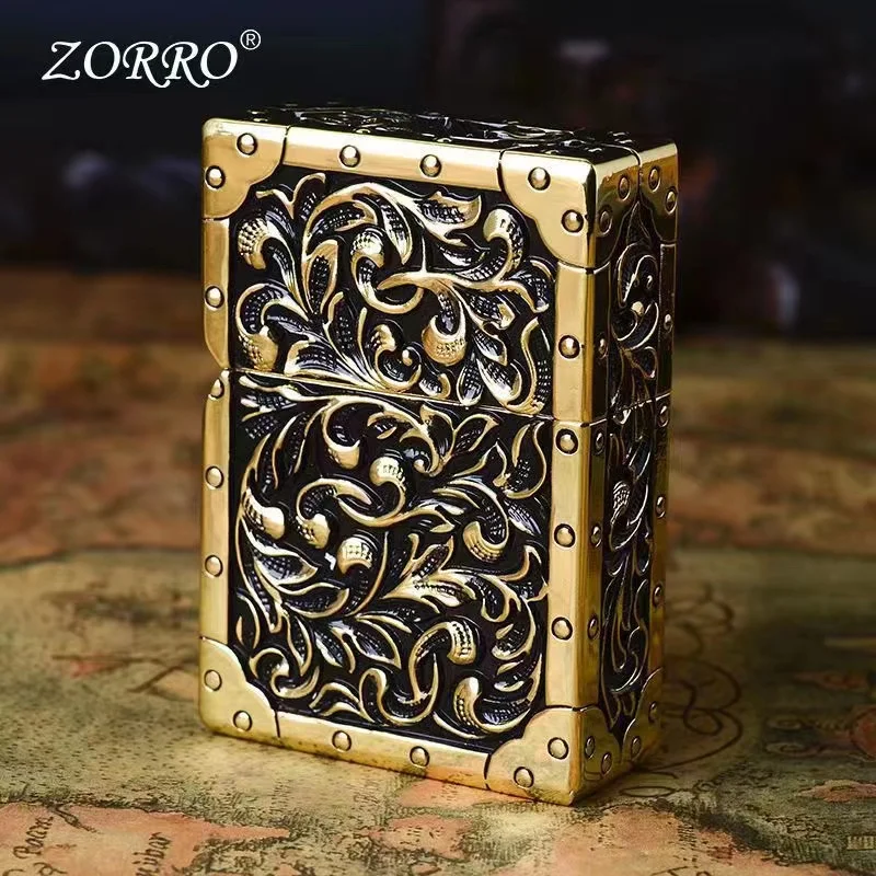 ZORRO-Brand-Pure-Copper-Royal-Nobles-Three-Dimensional-Tang-Grass ...