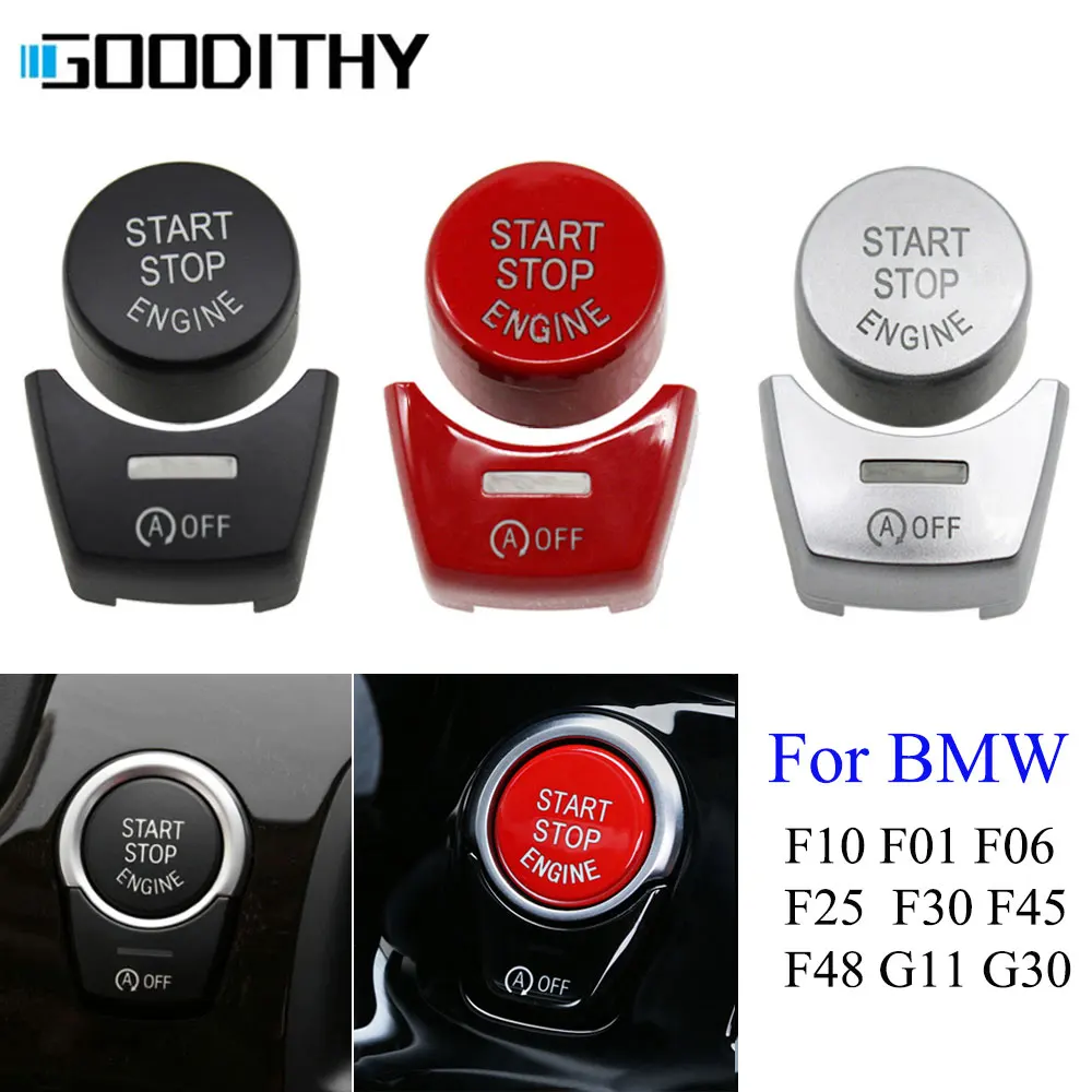 Car Engine Ignition Start Stop Switch Cover OFF Button For BMW F G ...