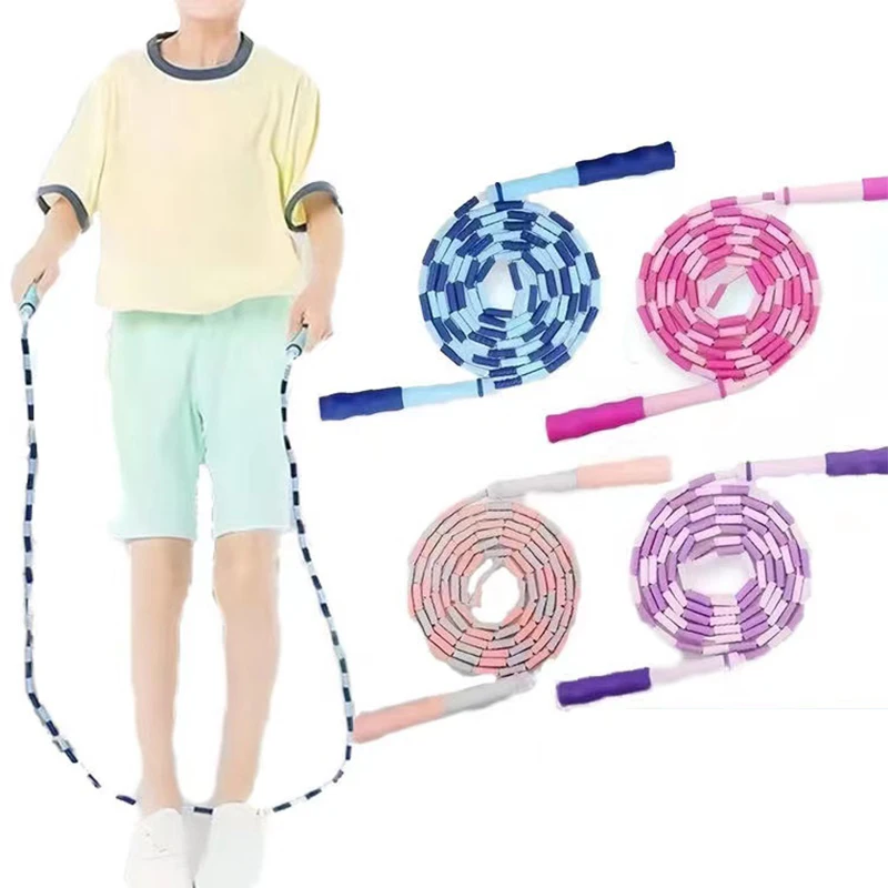 2-8m-Adjustable-Soft-PVC-Bamboo-Joint-Skip-Rope-for-Children-Lose ...