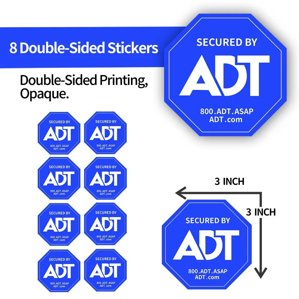 Adt Security Signs And Stickers