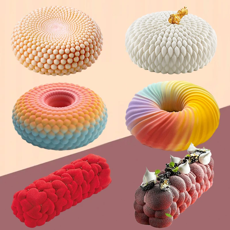 Meibum-Food-Grade-Mousse-Cake-Moulds-Non-Stick-Silicone-Cake-Molds ...