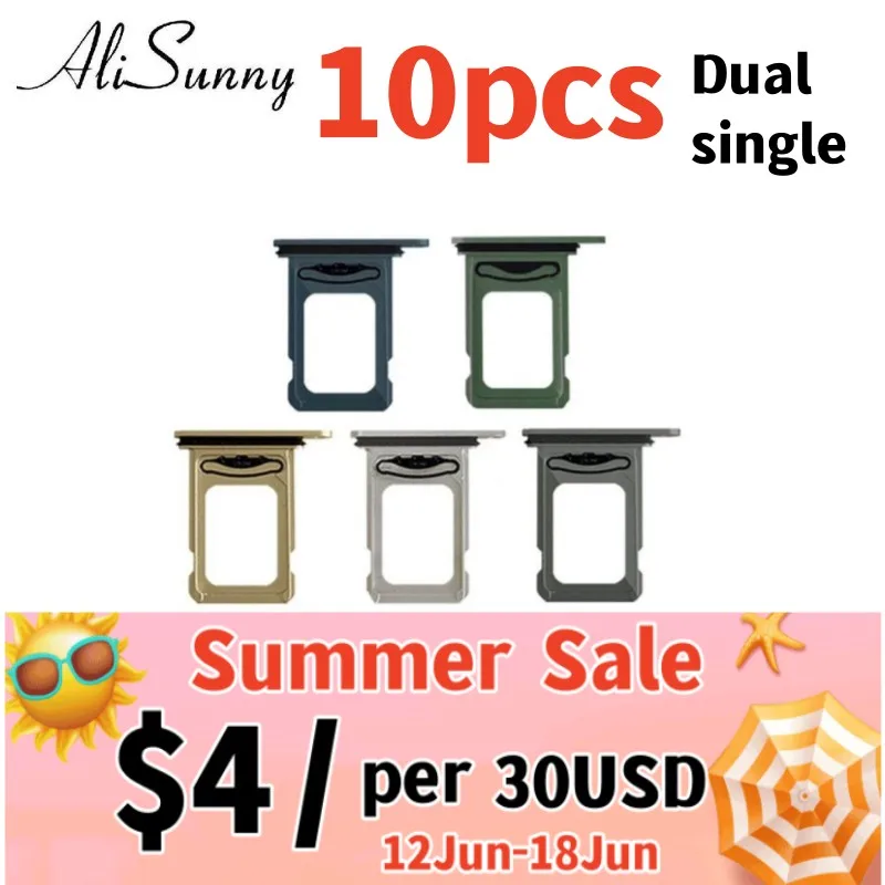 Alisunny 10pcs Sim Card Tray Holder Slot For Iphone 14 13 11 12 Pro Max ...