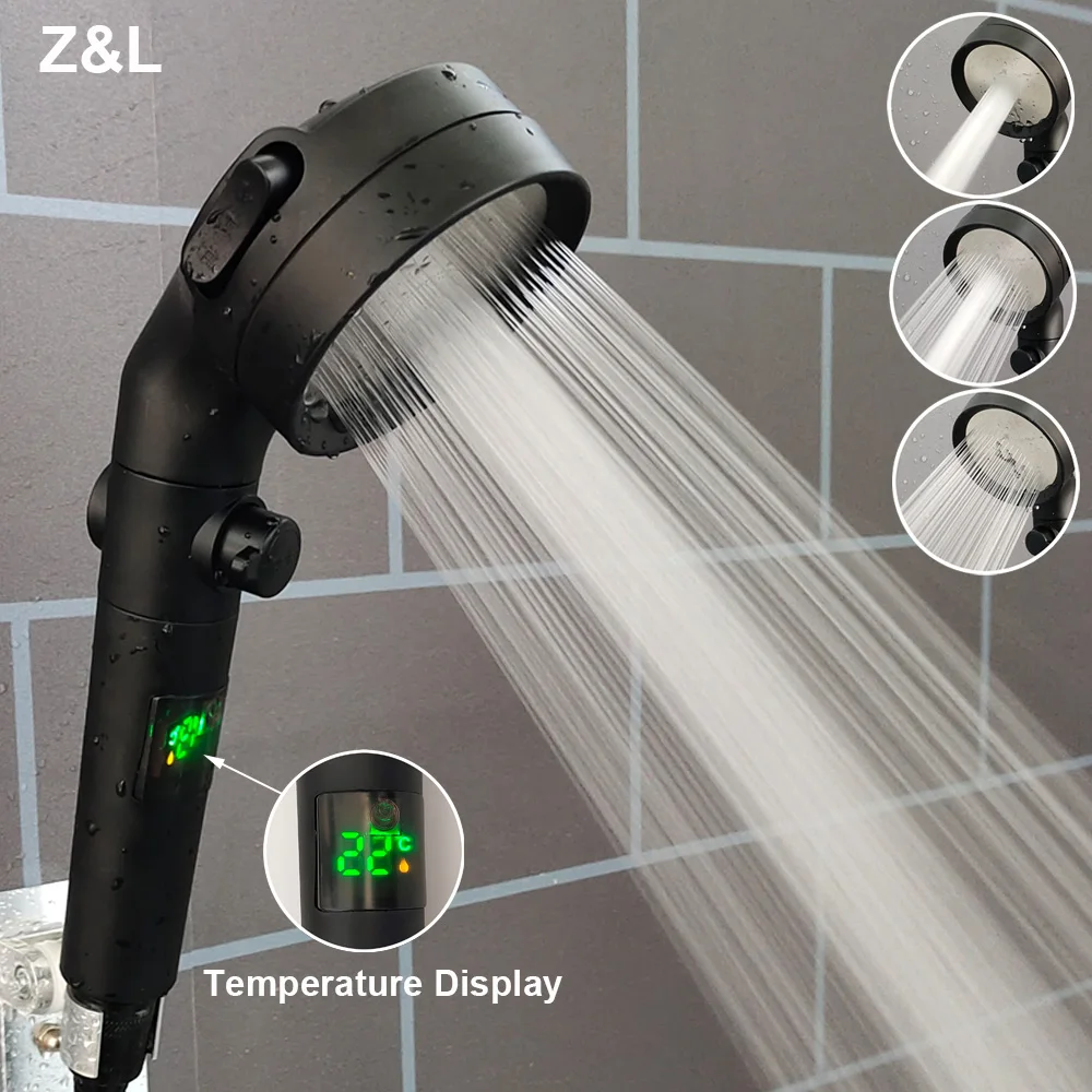 Digital-Temperature-Display-Shower-Head-High-Pressure-3-Modes ...