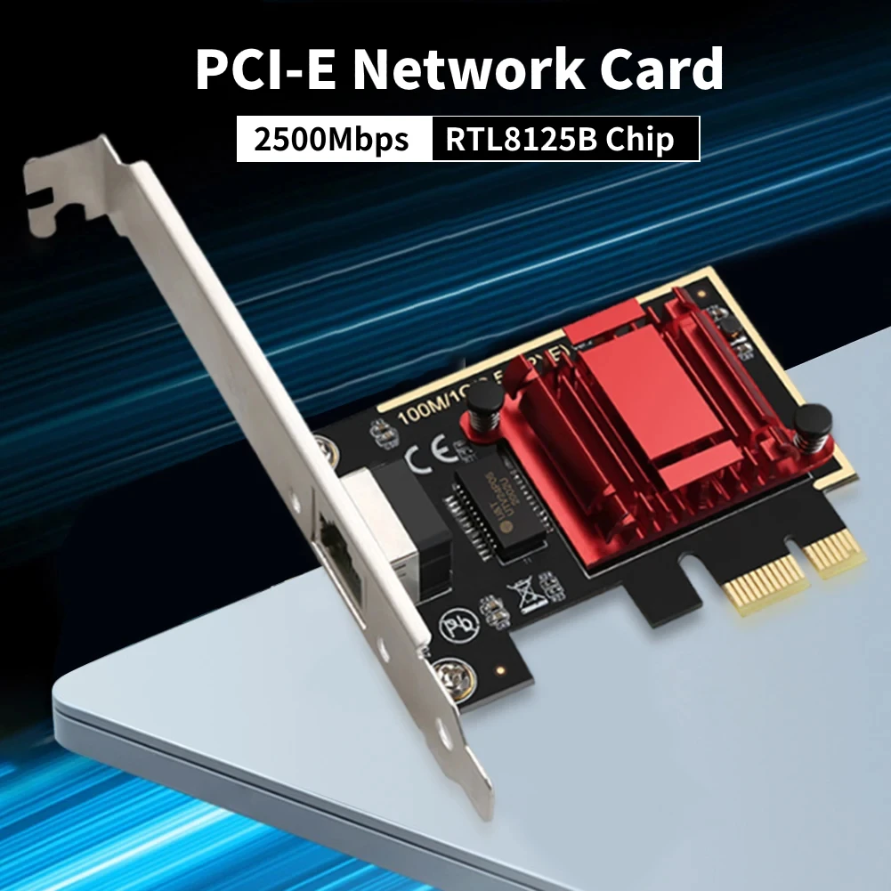 2-5G-PCI-E-To-RJ45-Network-Card-RTL8125B-Chip-100-1000Mbps-2500Mbps ...