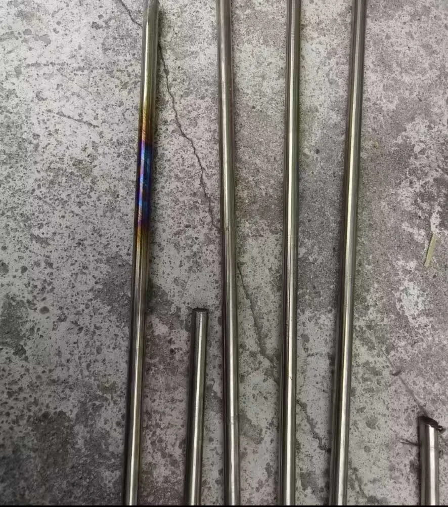 1-Piece-Timascus-Rod-Raw-Material-Titanium-Damascus-Rod-Material-for ...