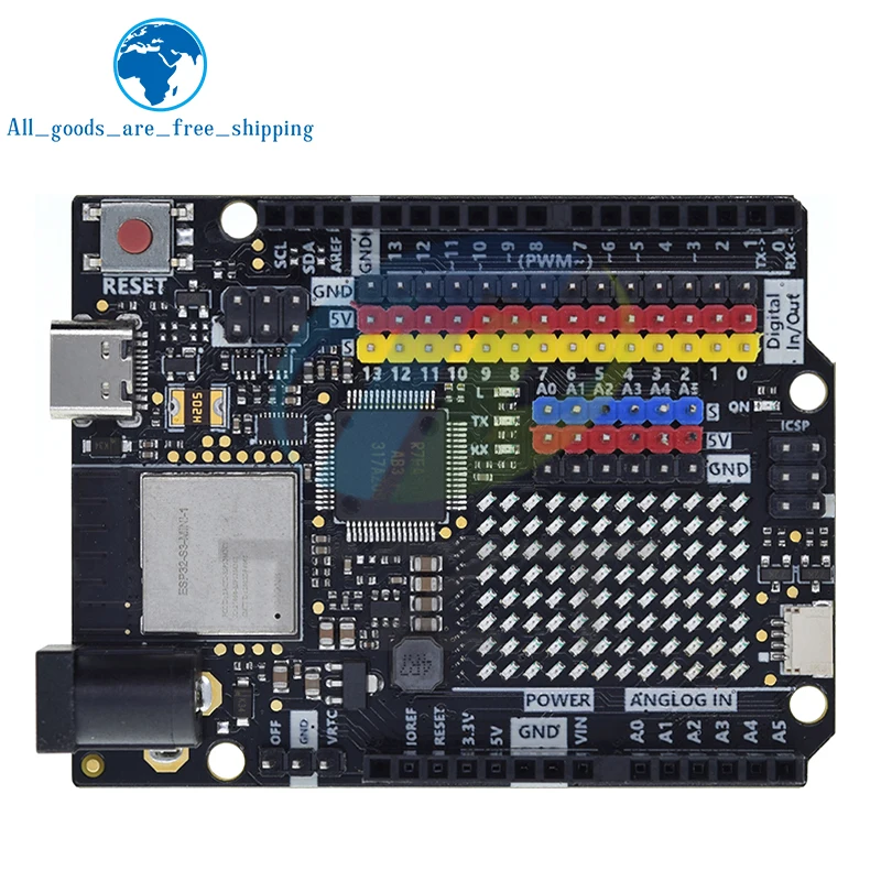 TZT-UNO-Type-C-Placa-de-Desenvolvimento-USB-Edi-o-WiFi-Programa-o ...