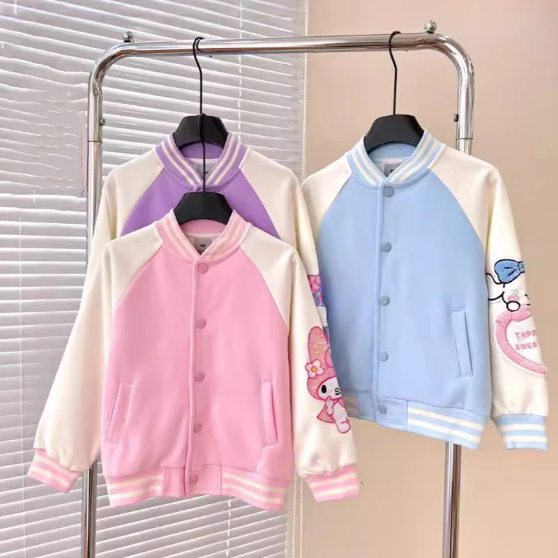 Sanrios-uniforme-de-b-isbol-Cinnamoroll-para-ni-os-chaqueta-bonita-c ...