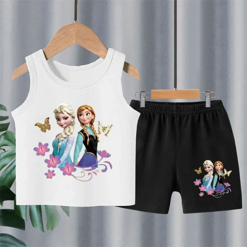 Disney-Frozen-Girls-Princess-Clothing-Sets-Cartoon-Elsa-Summer-Kids ...