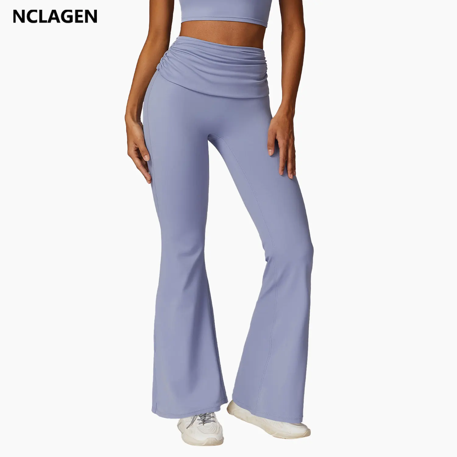 NCLAGEN-Yoga-Pants-For-Women-Hip-Lifting-Nude-Feel-Casual-Wide-Leg-High ...