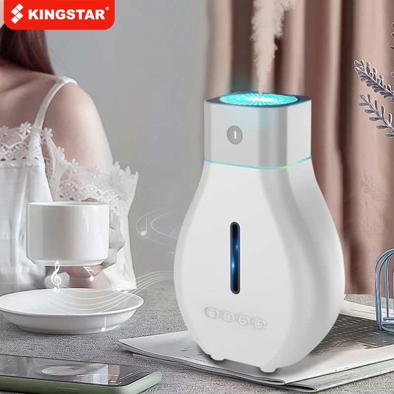 KINGSTAR-Bluetooth-Speaker-Aroma-Diffuser-Cold-Fog-Humidifier-With ...