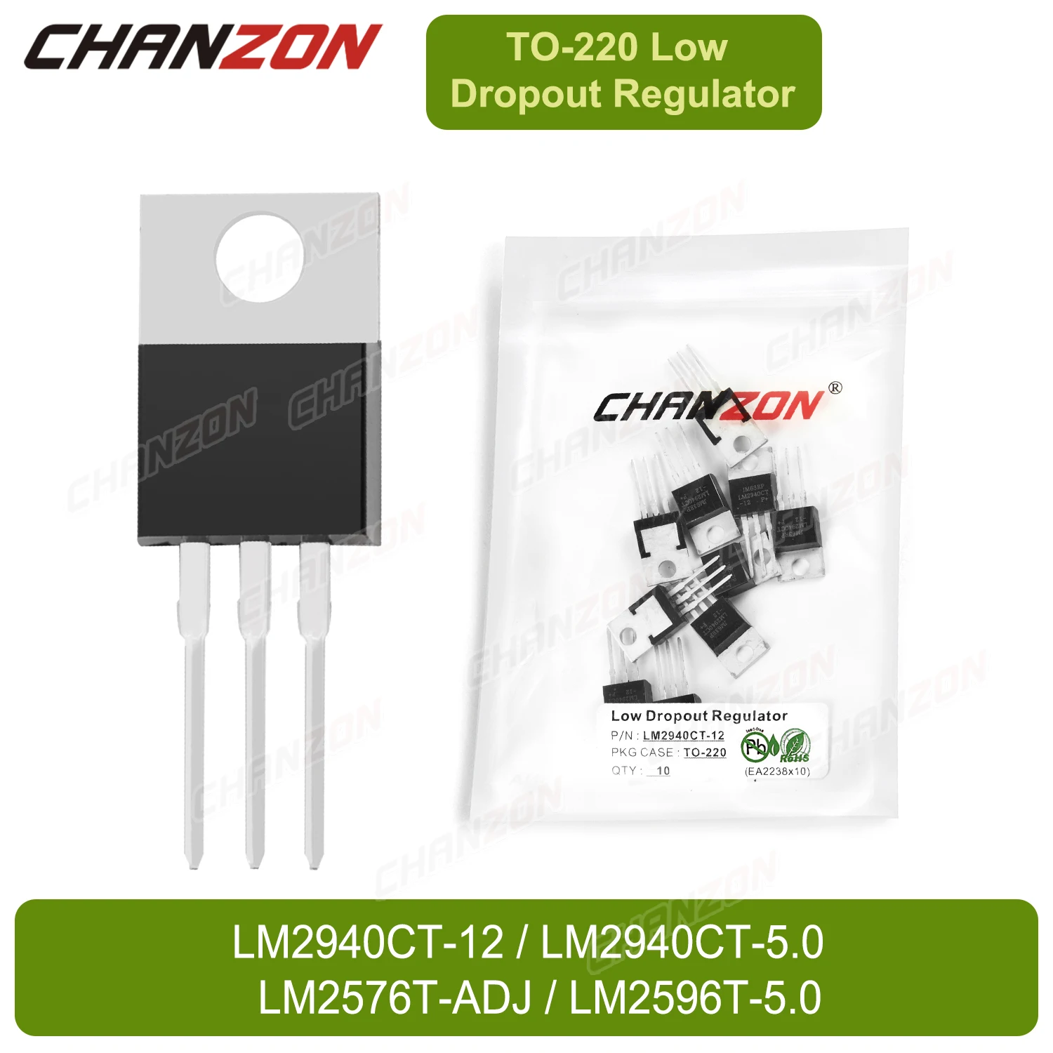 Low Dropout Regulator LM2940CT 12 LM2940CT 5.0 LM2576T ADJ LM2596T 5.0 LM2940CT 5 TO 220 Step ...