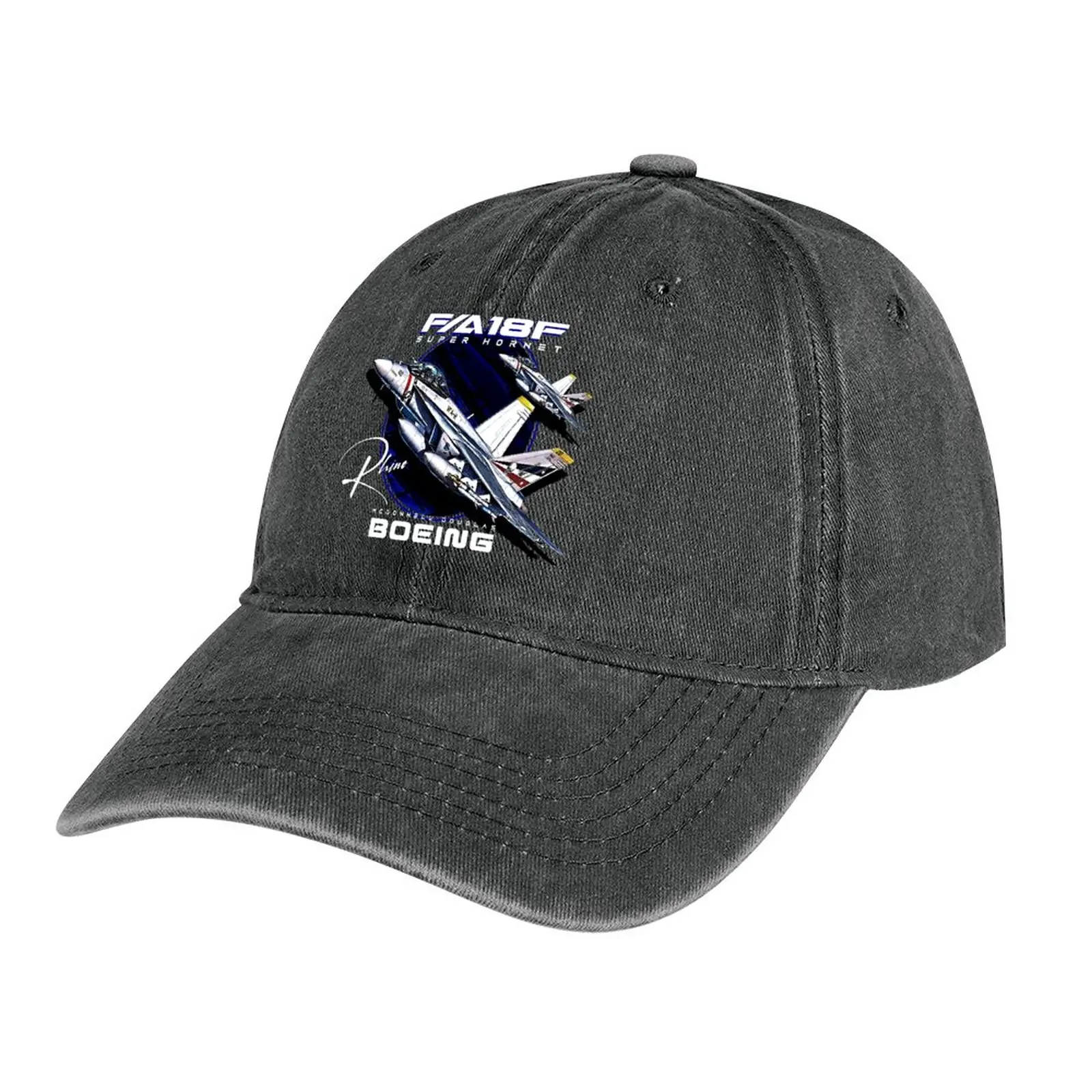 F18 Super Hornet Rhino Us Air Force Fighterjet Cowboy Hat tea hats ...