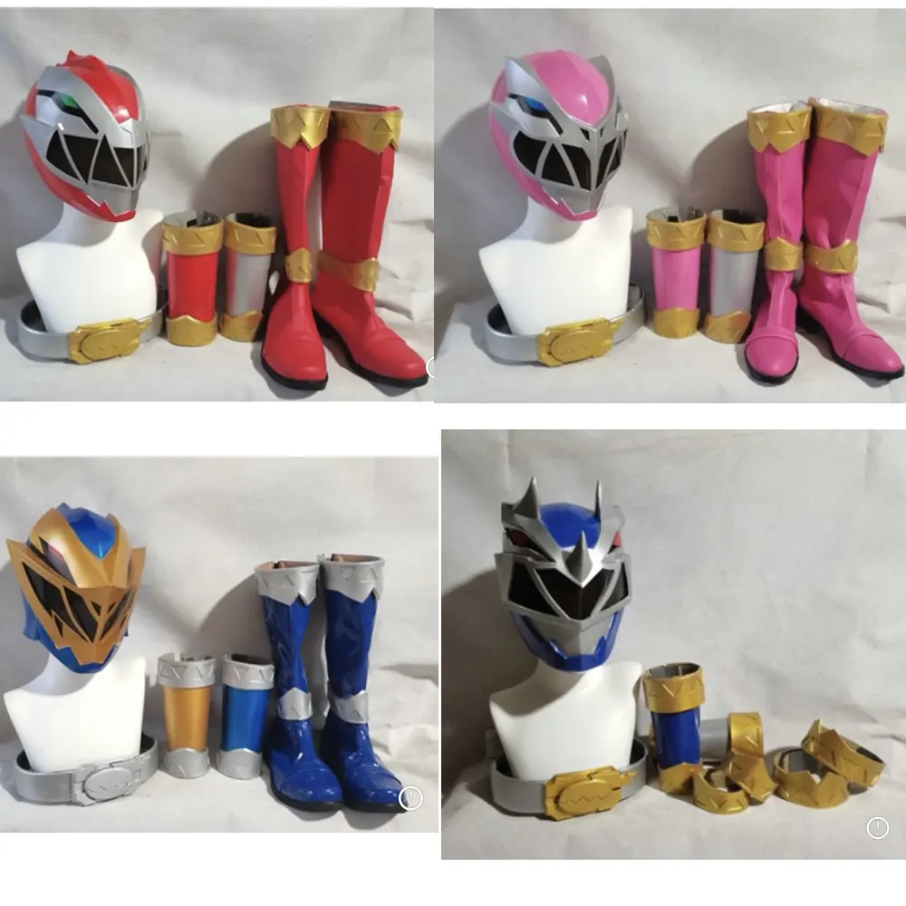 KISHIRYU-SENTAI-RYUSOULGER-Cosplay-Props-casco-cintur-n-Wristers-botas ...