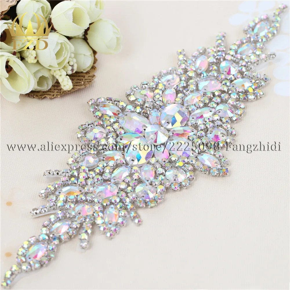 Strass Crystal Trimming Rhinestone Applique Belts - 1 Claw Ab ...