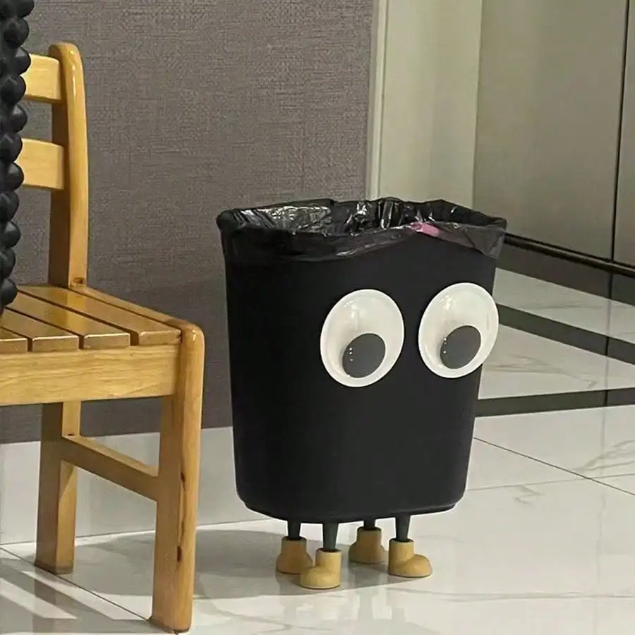 Cartoon-Cute-Big-Eyes-Trash-Can-Home-Office-Rubbish-Bin-Bathroom ...