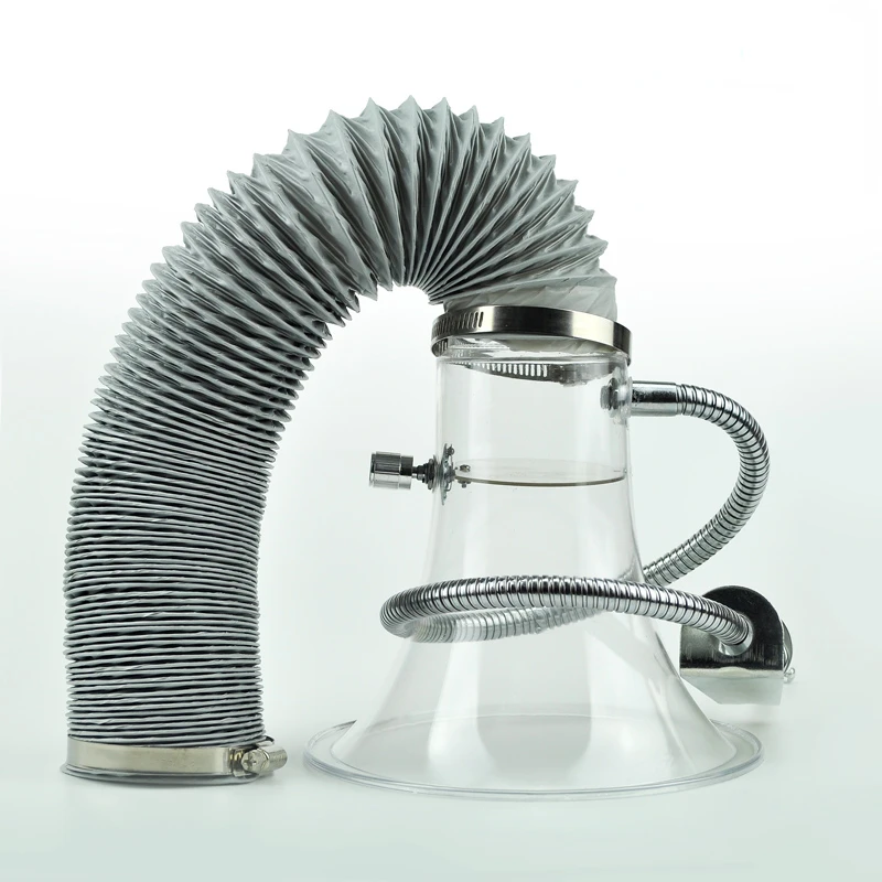 Campana-extractora-de-soldadura-con-manguera-flexible-y-abrazaderas ...