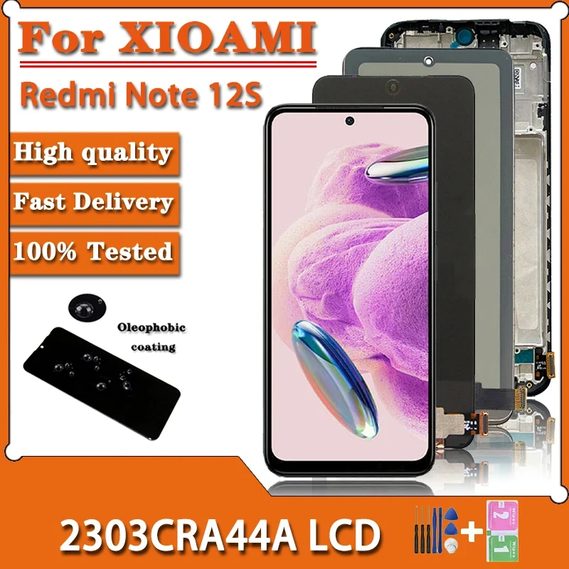 6-43-AMOLED-For-Xiaomi-Redmi-Note-12S-LCD-Touch-Screen-Digitizer ...