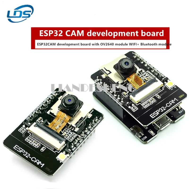 Módulo WiFi ESP32 CAM, serie ESP32 A WiFi, placa de desarrollo de cámara 5V para Bluetooth con ...