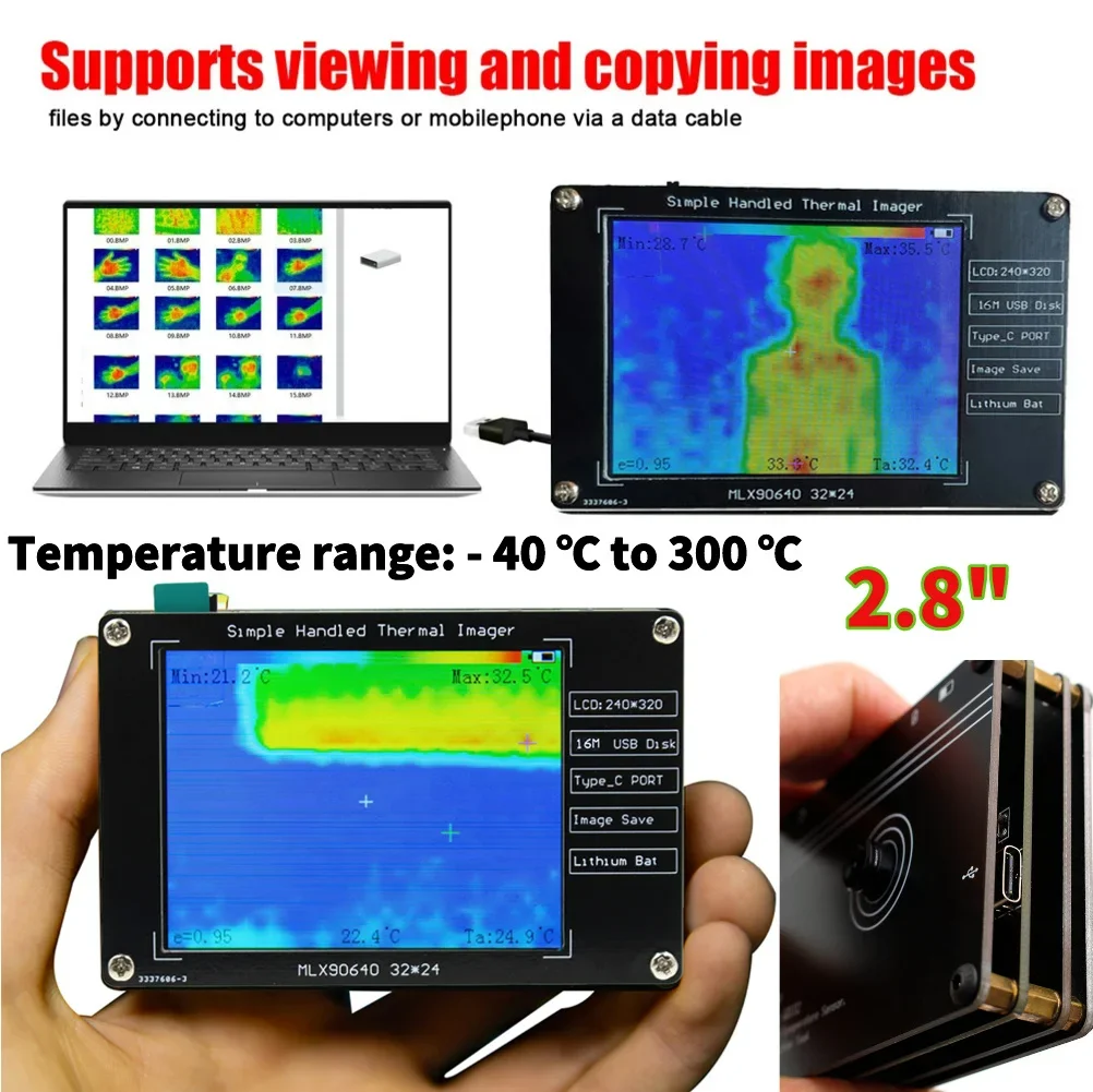 MLX90640-2-8inch-Digital-Infrared-Thermal-Imaging-Camera-1-8inch ...