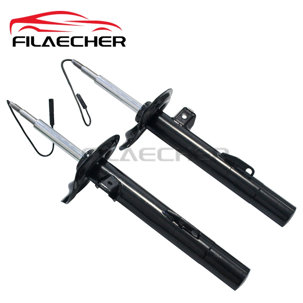 1Pair Front Left&Right Air Suspension Shock Absorber Strut w/EDC Fits ...