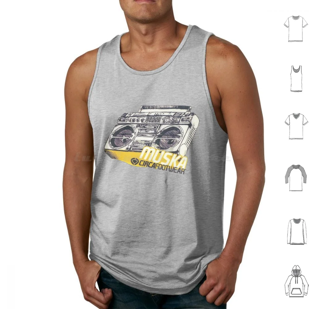 Chad-Muska-Stereo-Circa-Footwear-Design-Tank-Tops-Print-Cotton-Chad ...