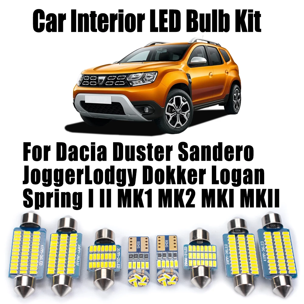 For Dacia Duster Sandero Jogger Lodgy Dokker Logan Spring I II MK1 MK2 ...