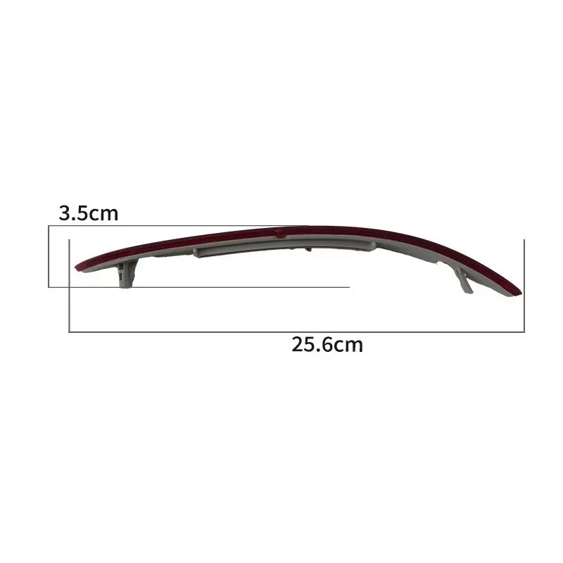 Rea For Red Lens Rear Bumper Reflector L & R Without Light Pair E60 E61 ...