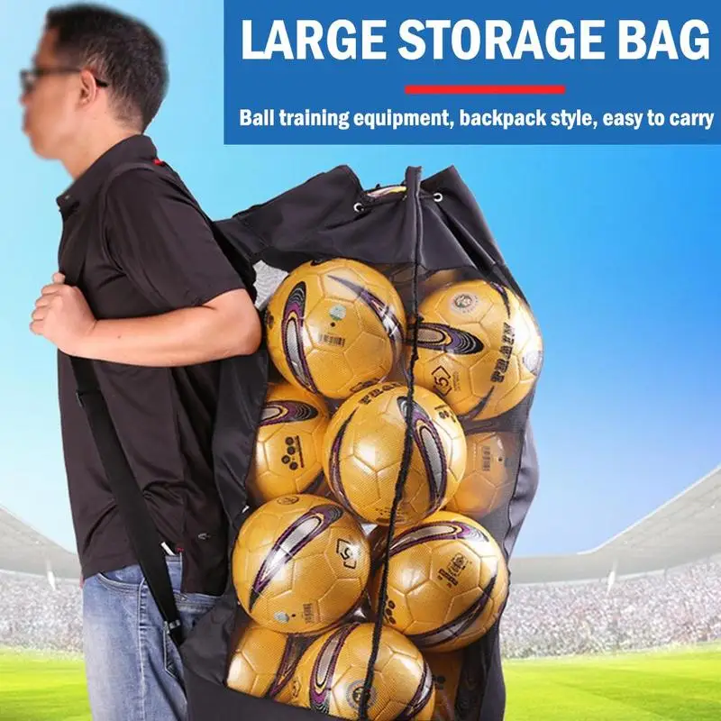 Sac de Football en plein air, grande capacité, poche pour ballon de ...