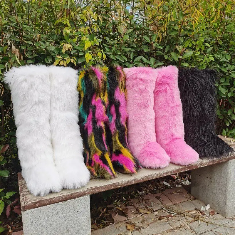 Hot-Mongolian-Fur-Boots-Factory-Fast-Delivery-Winter-Ladies-Snow-Shoes ...
