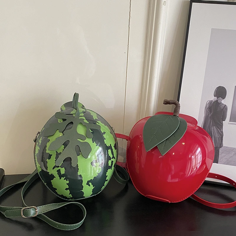Round-Watermelon-Design-Fun-Bag-For-Lady-Girls-Trend-Mini-Crossbody ...