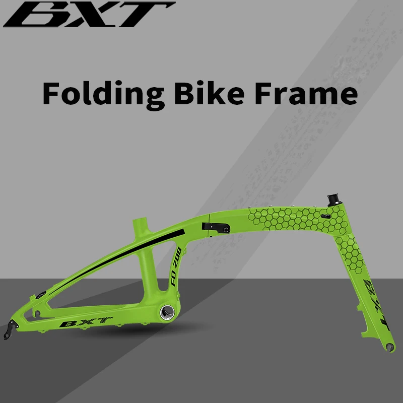 Carbon-Folding-Bike-Frame-Fork-Folding-Bike-Frame-20er-Disc-Brake-Can ...