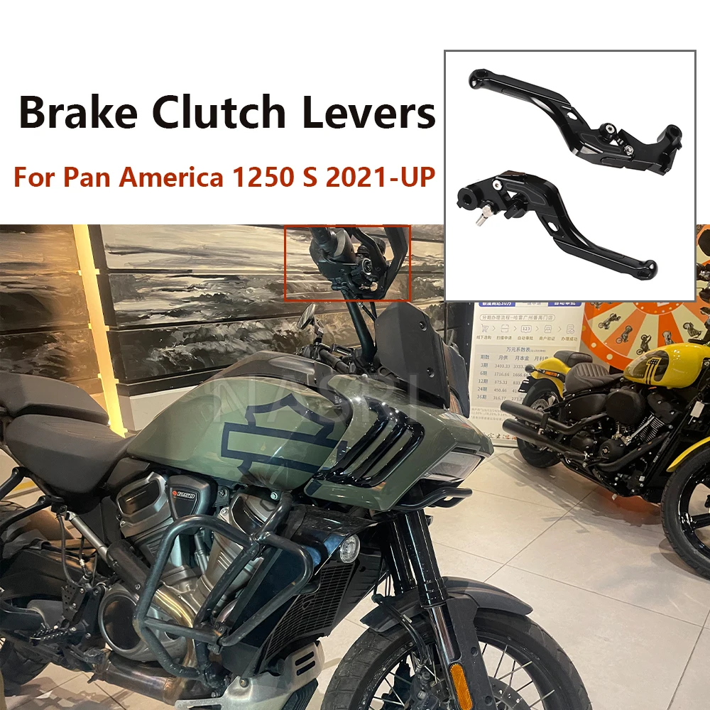 For Harley Pan America 1250 S RA1250 S 2021-2024 Pair Handlebar Brake ...