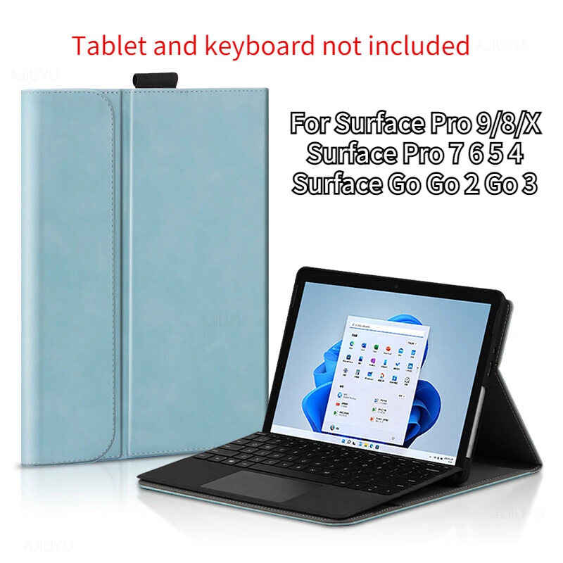 Funda-con-soporte-de-tableta-magn-tica-para-Microsoft-Surface-Pro-9X8-7 ...