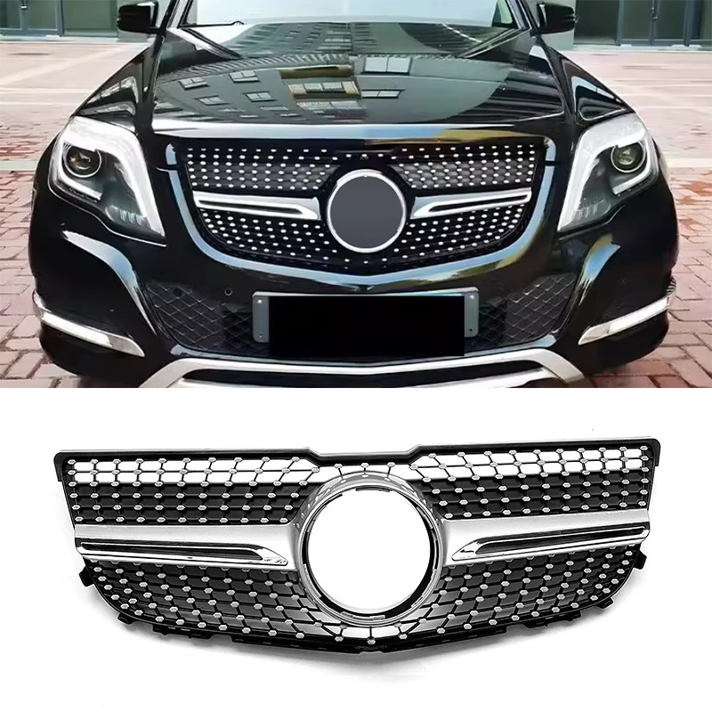 Front Hood Grille Racing Grill For Mercedes-Benz GLK Class X204 GLK260 ...