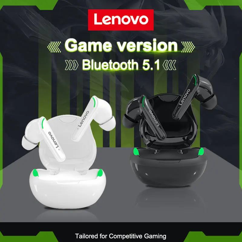 Lenovo auriculares inalámbricos XT92 para videojuegos, cascos con Bluetooth 5,1, HIFI, baja ...