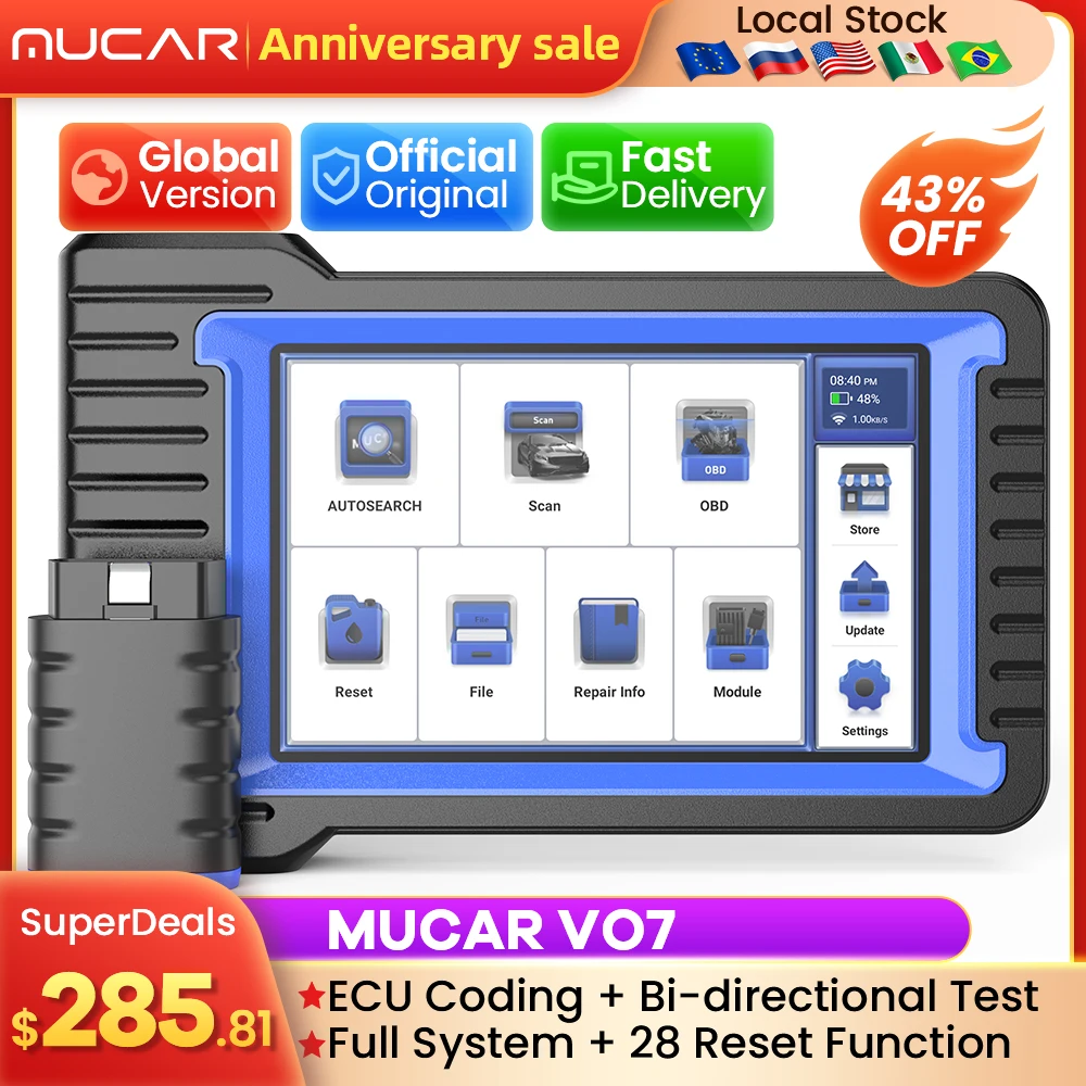 MUCAR-esc-ner-OBD2-profesional-VO7-sistema-completo-codificaci-n-ECU ...