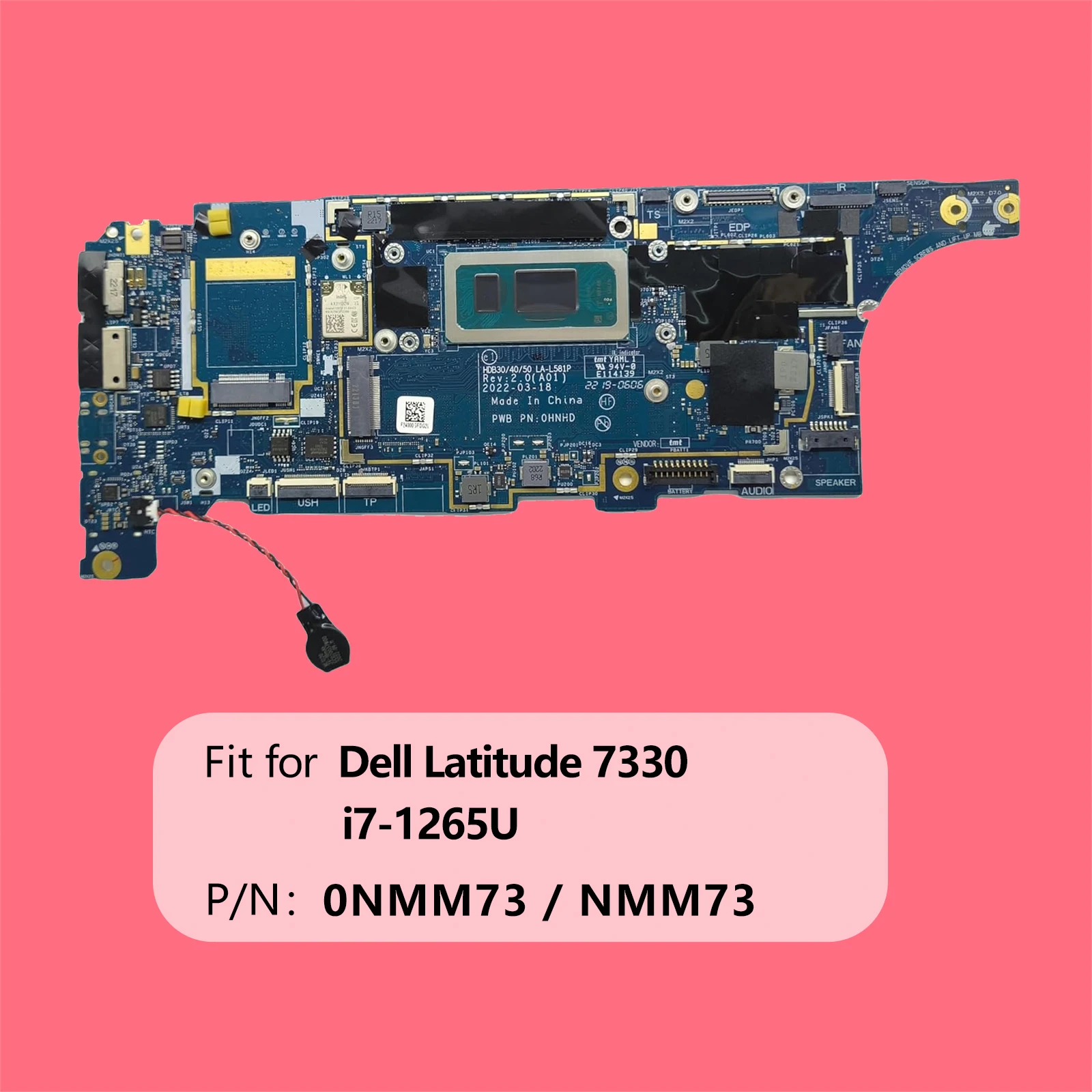 0NMM73-NMM73-LWL-Laptop-Motherboard-HDB30-40-50-LA-L581P-for-Dell ...