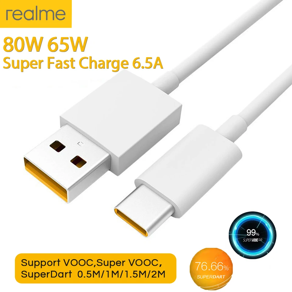 Realme-Gt-5G-8-Pro-10-Superdart-Cable-Type-C-6-5A-Super-Fast-Charge ...
