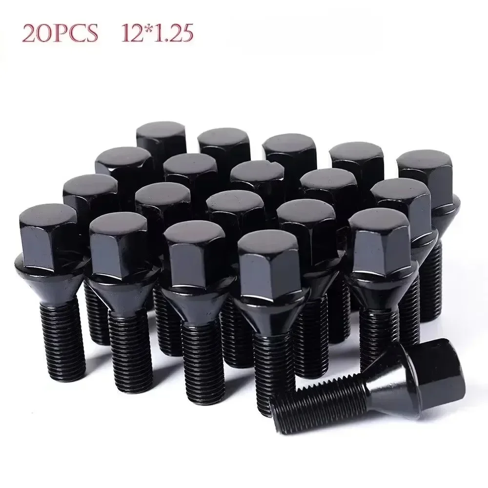 20pcs-Wheel-Hub-Screws-Lug-Bolts-For-Jeep-Cherokee-Compass-M12x1-25-Hex ...