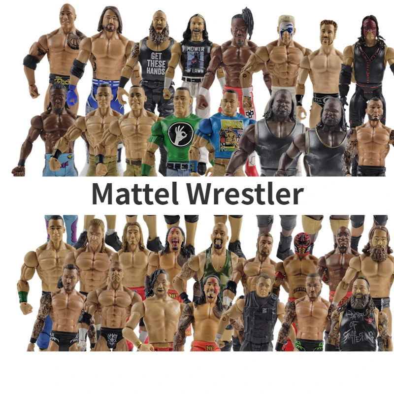 Mattell-Original-Genuine-Anime-Wrestler-PVC-Action-Figure-Collection ...