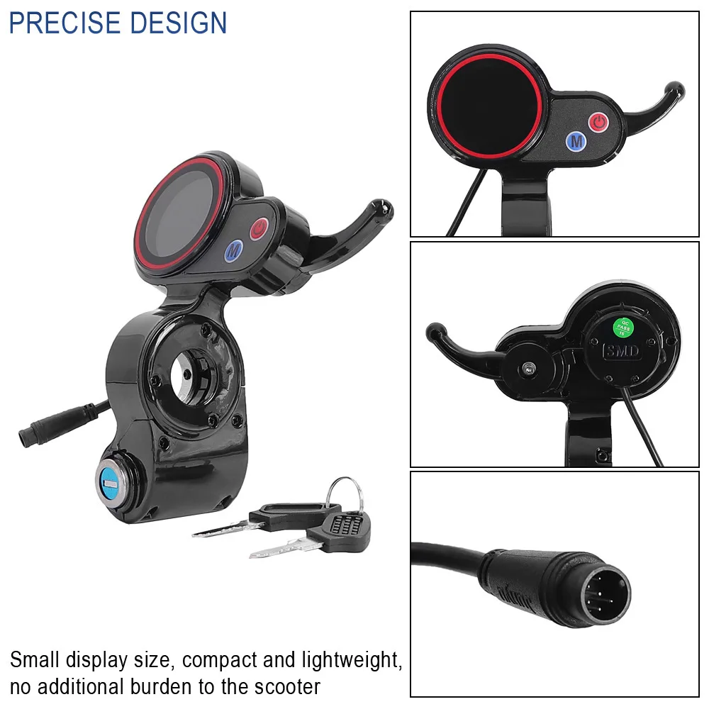 For/Hitway H5 Electric Scooter Ignition Key Instrument Fittings LCD ...